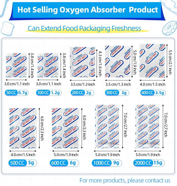 100cc,200cc,300cc,500cc Oxygen Absorber - Superdry